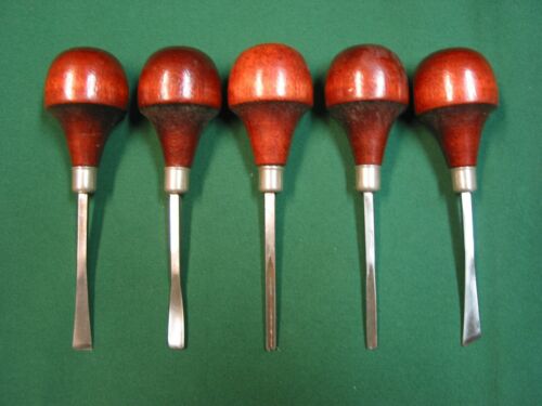 5 Brookstone Carving Chisels -- Antique Price Guide Details Page