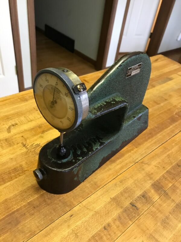 VINTAGE CAST IRON BENCH FEDERAL GAUGE MODEL D81S DEPTH THICKNESS DIAL ...