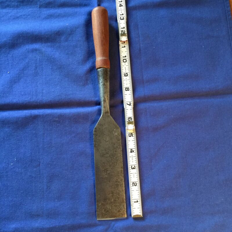 Vintage Charles Buck 1 3/4" Paring Chisel Square Edge With New Mahogany ...