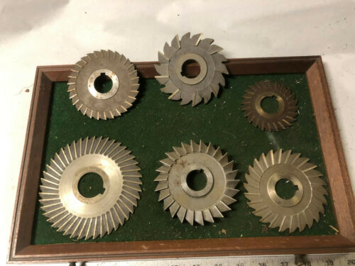 MACHINIST TOOLS LATHE MILL Machinist Lot of Milling Saw Blades Cutters ...