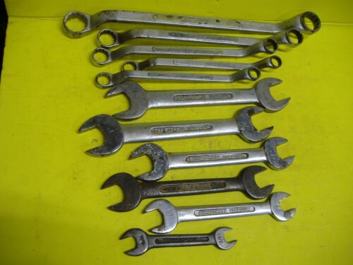 VINTAGE RARE CRAFTSMAN LONG ''''C'''' SERIES WRENCH LOT OLD VANADIUM U ...