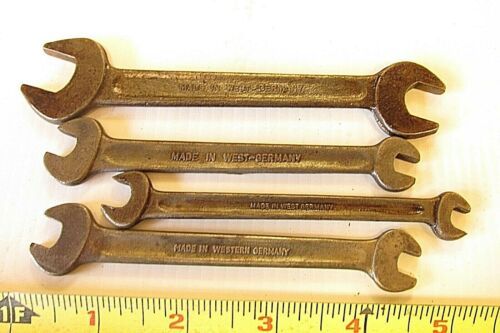 4 OLD MADE IN WEST GERMANY AUTOMOBILE WRENCH TOOL -- Antique Price ...