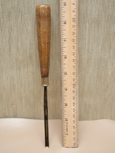 Old Carving tools Vintage 1/4" Deep 10 sweep straight wood carving ...