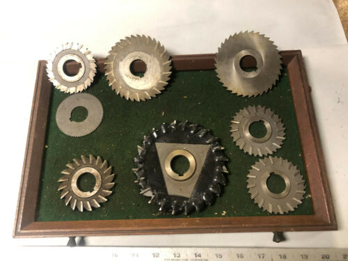 MACHINIST TOOLS LATHE MILL Lot of Milling Saw Blade Cutters -- Antique ...