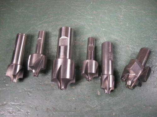 OLD USED TOOLS MACHINIST MACHINING CUTTERS CHAMFER TYPES -- Antique ...