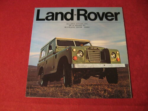 1973 Land Rover Sales Brochure Booklet Catalog British Leyland Old ...