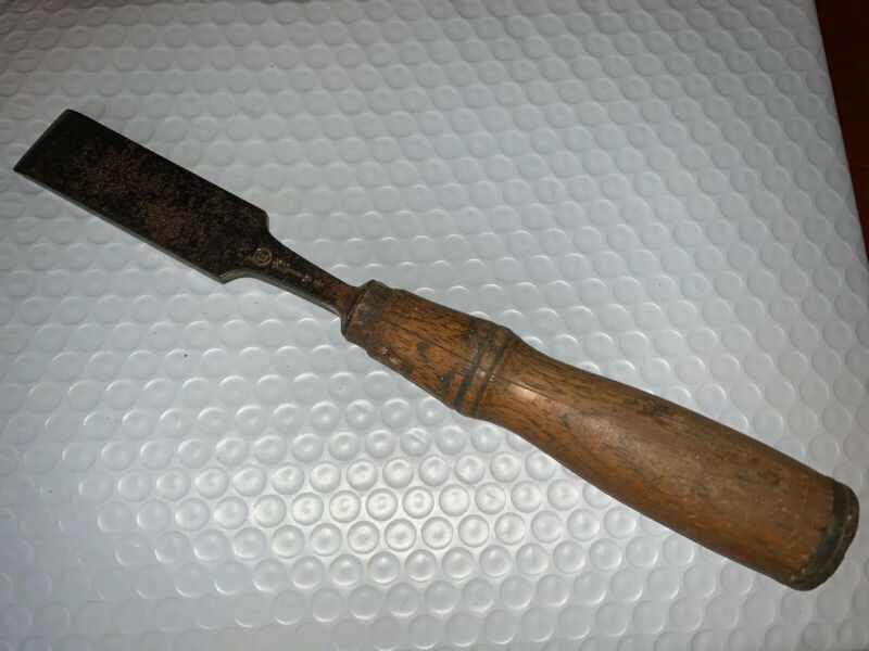 Vintage W. BUTCHER Cast Steel Tang Chisel 1" - Arrow and Cross Marking ...