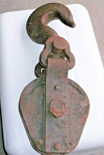 Vintage S & R 12 Ton Snatch Block US Army Navy Air Force Heavy Duty 78 ...