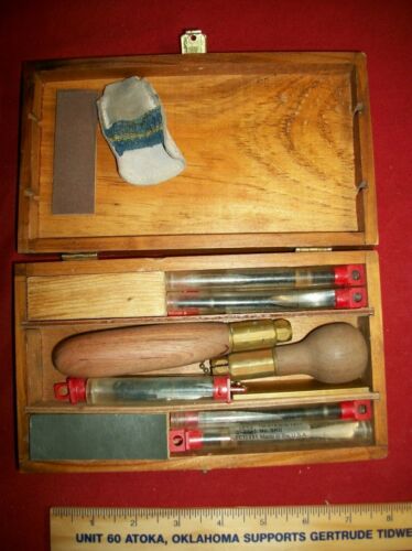 Vintage Warren Cutlery Wood Carving Chisel Set in Box -- Antique Price ...