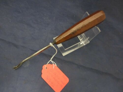 HERRING BROS 1/4" NO 44 SPOON BIT V-PARTING TOOL ANTIQUE WOOD CARVING ...