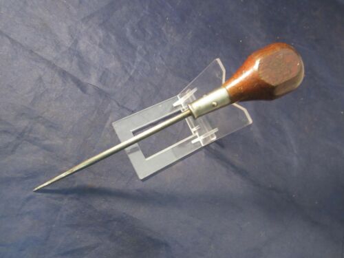 NICE STANLEY NO 1 LONG AWL ANTIQUE VINTAGE OLD WOOD WORKING TOOL ...