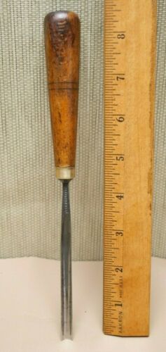 Old wood tools Vintage Buck Bros. 5/16" No. 8 sweep straight wood ...