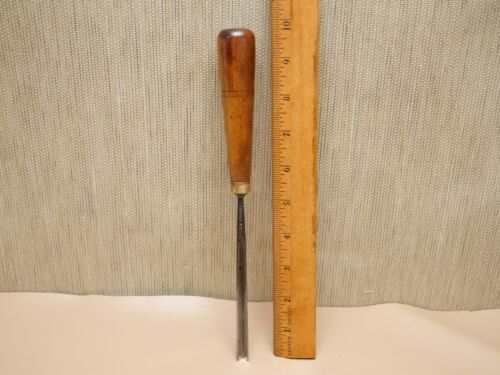 Old wood carving tools Vintage Buck Bros 3/8" V tool veiner type ...