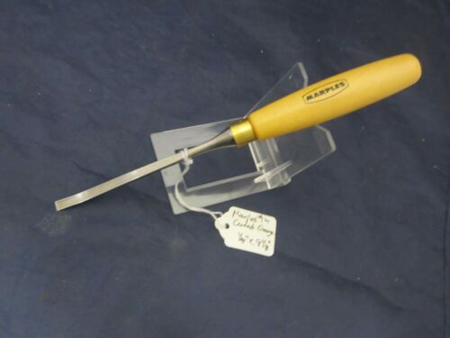 MINT MARPLES 5/8" NO 6 STRAIGHT GOUGE WOOD CARVING CHISEL ANTIQUE ...