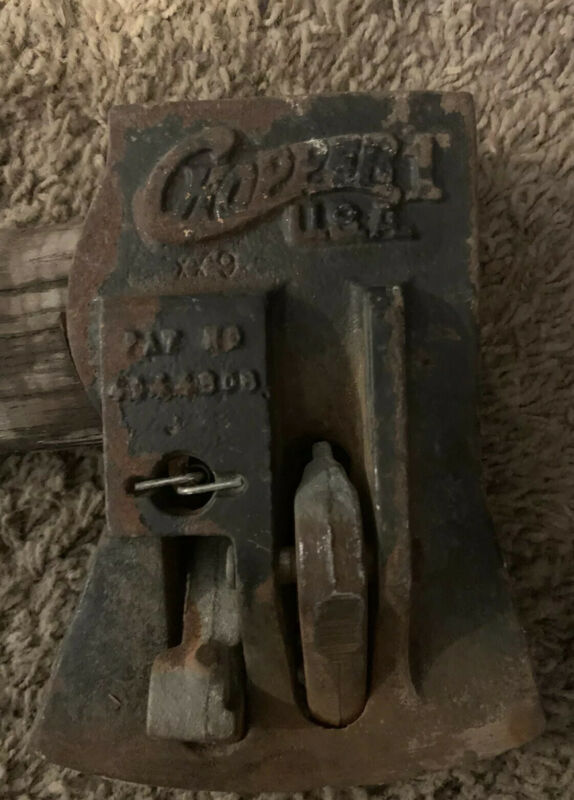 Vintage Chopper 1 USA Spring Loaded Splitting Maul Axe Head Firewood ...