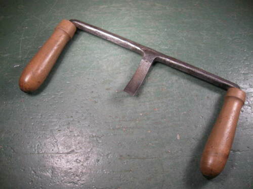 OLD USED VINTAGE ANTIQUE WOODWORKING TOOLS RARE DRAWKNIFE PLANE ROUTER ...