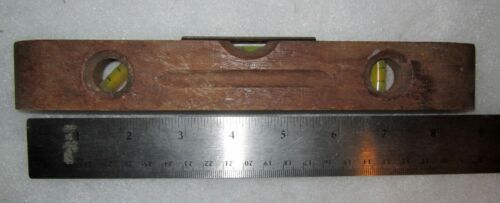 Vintage Used Small Wood Carpenter''s Level 8.5"L -- Antique Price Guide ...