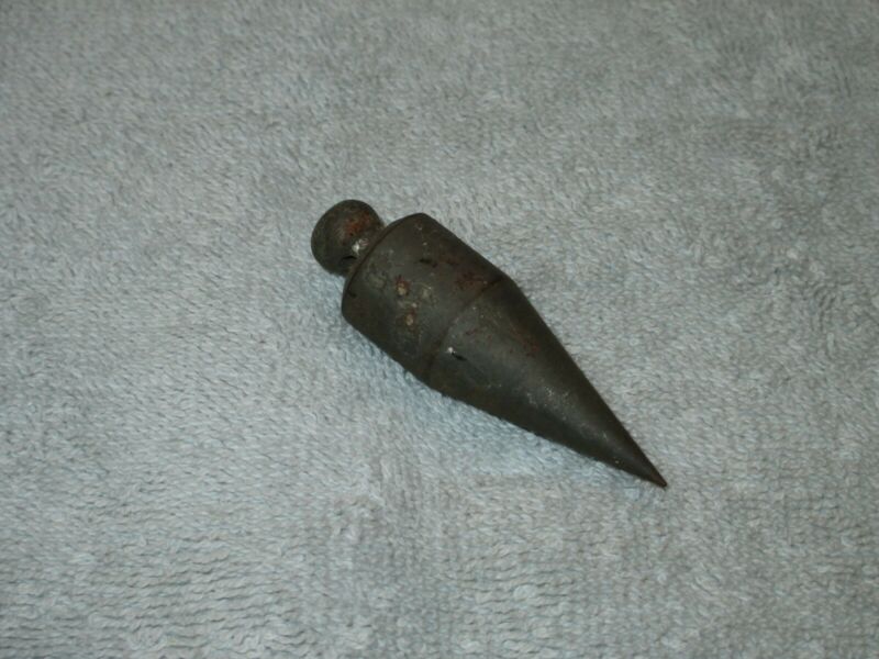Vintage Metal Plumb Bob 2 1/2" Long -- Antique Price Guide Details Page
