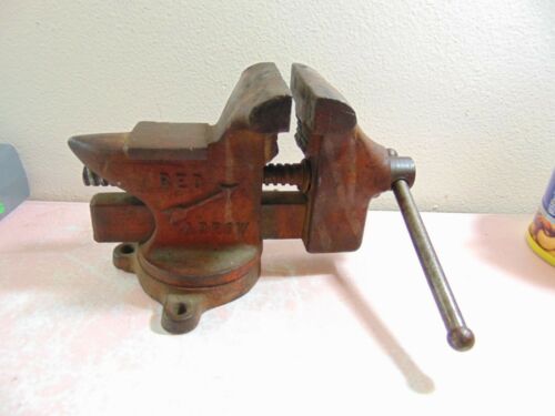 Vintage Columbian Red Arrow Anvil Swivel Pipe Bench Vise No. 63 1/2 ...