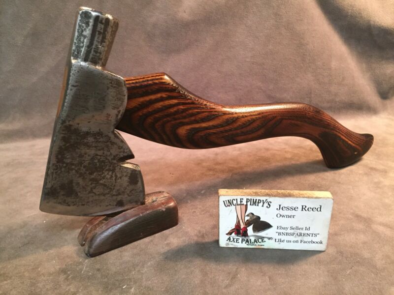 Vintage SHARP carpenters axe hatchet hammer POLISHED custom JESSE REED ...