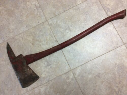 HUGE VINTAGE 9 Lb. COLLINS LEGITIMUS CAST STEEL WARRANTED FIRE AXE ...
