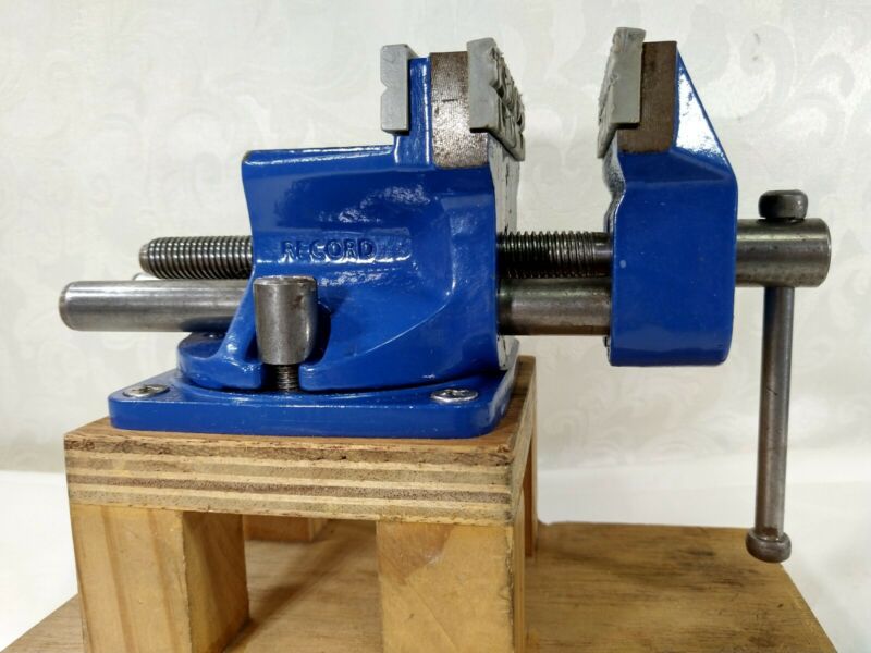 Vintage Record Hand Tools 3-1/2" Wood Working Bench Vise Sheffield ...