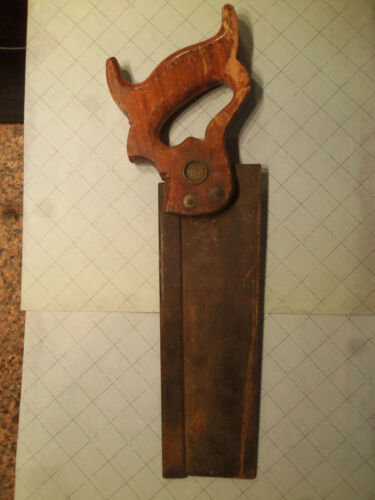 Antique E.C. Atkins 10â€ Back Tenon Saw Vintage -- Antique Price Guide ...