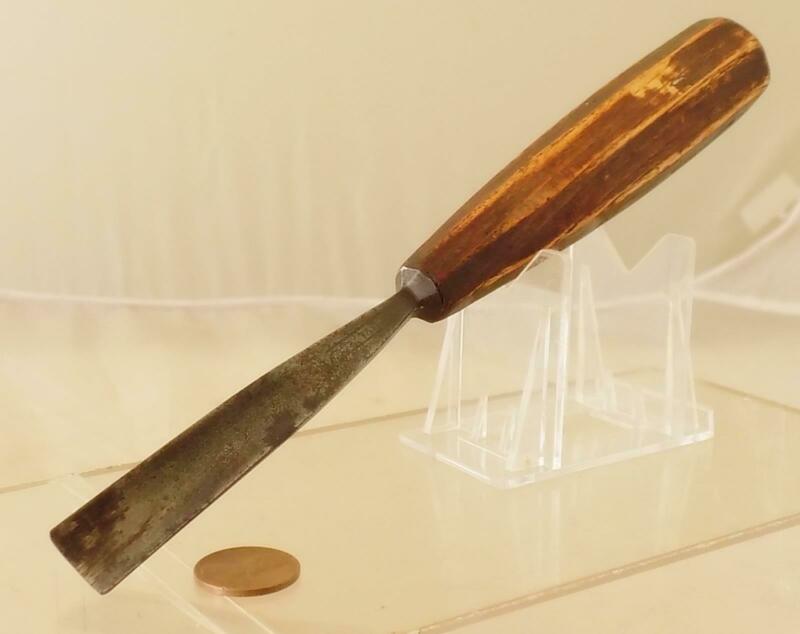 Antique Henry Taylor Wood Carving Gouge Chisel #6 Sweep 5/8" Cut 8-1/4 ...