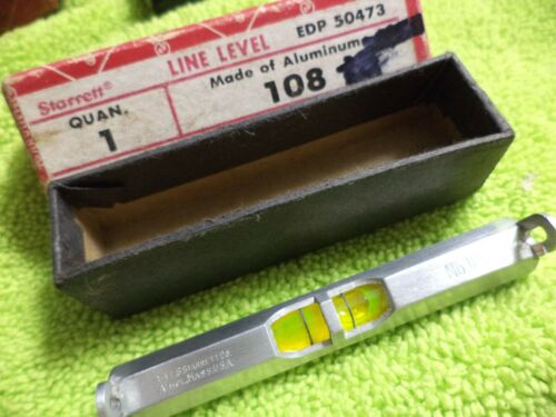 Vintage Starrett Line Level No. 108 in box -- Antique Price Guide ...