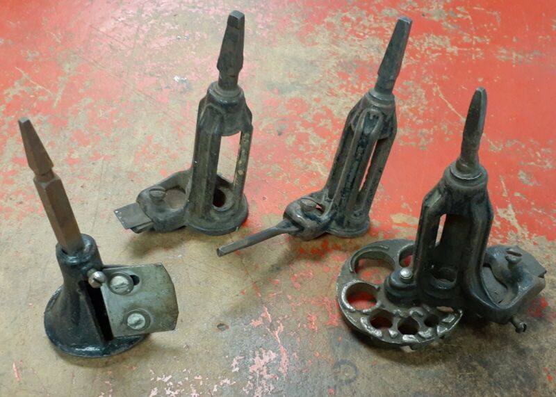 Lot of 4 Antique Vintage Hollow Auger Tenon Dowel Cutter Tools ...