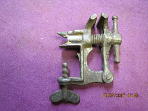 Vintage Small Clamp On Vise with Spring Loaded Jaws 1 5/16 Inch Jaws ...