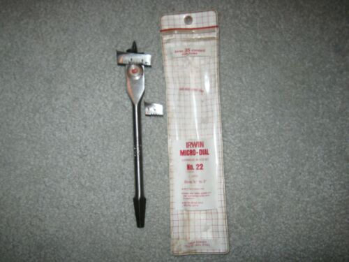 Vintage Irwin Micro-Dial No. 22 Expansive Wood Bit -- Antique Price ...