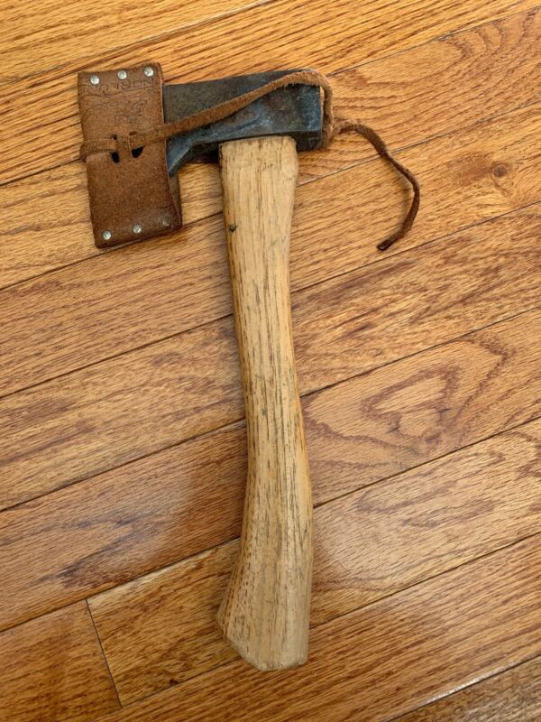 Old Vintage Genuine Norlund Axe / Hatchet 12" Tomahawk With Leather ...