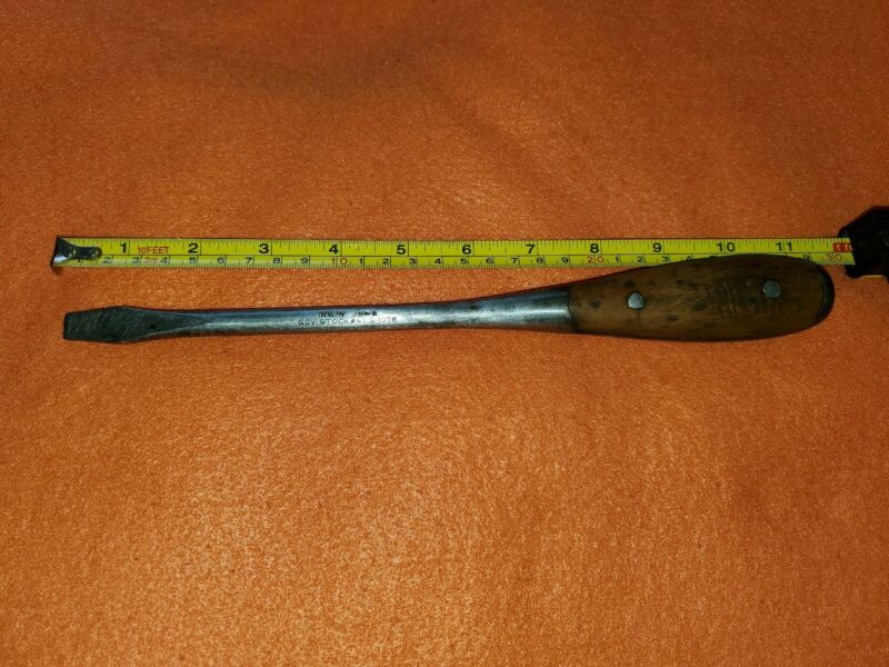 IRWIN PERFECT HANDLE SCREWDRIVER 11 3/8" Gov Stock -- Antique Price ...
