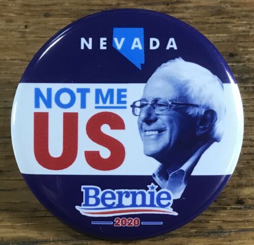 BERNIE SANDERS 2020 political campaign button NEVADA -- Antique Price ...