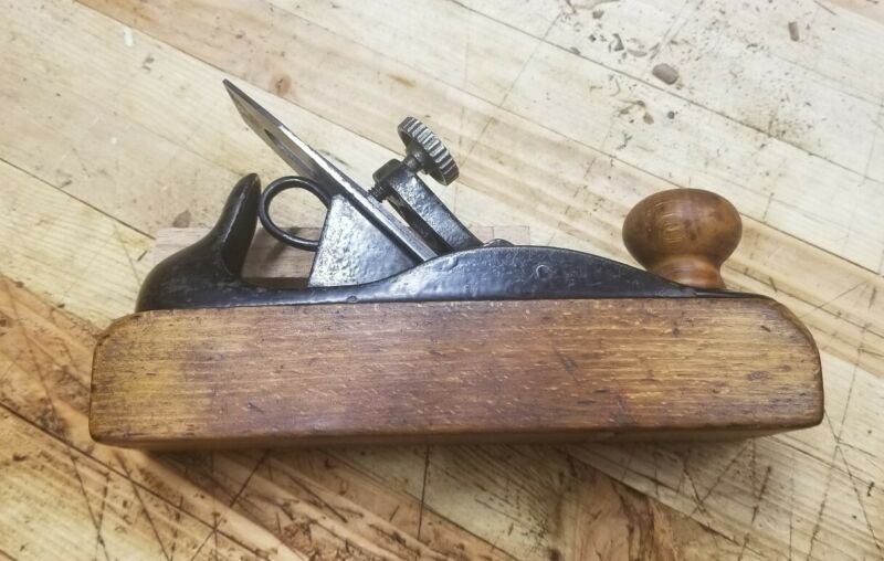 Vintage Antique Stanley No 122 Liberty Bell Hand Plane Restored Tuned ...