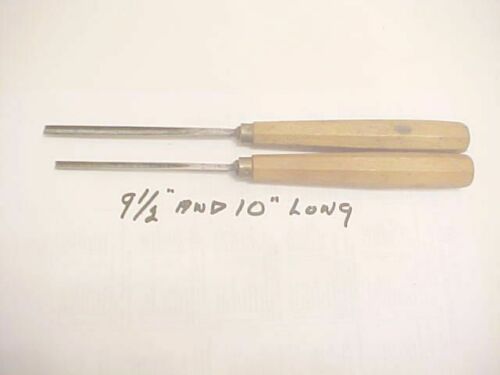 VERY RARE LOT OF 2 VINTAGE GERMAN GOUGE CHISELS 3 & 5 MM SCREW LOGO ...