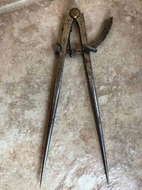 Antique P.S.&W.Co Machinist Tool Caliper Compass Divider Layout ...