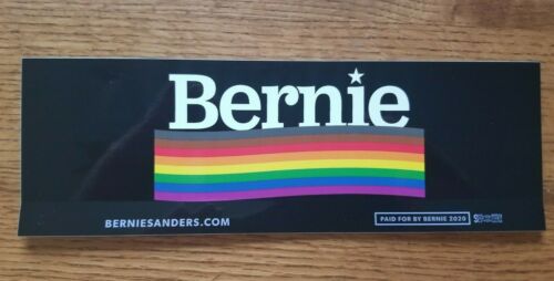 BERNIE SANDERS President PRIDE 2020 Official Campaign Bumper Sticker ...