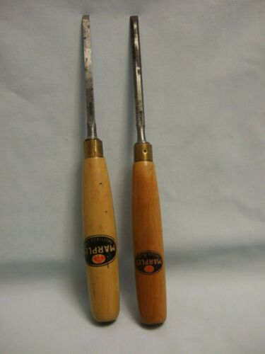 Vintage Marples Sheffield Woodworkers Chisel x 2. -- Antique Price ...