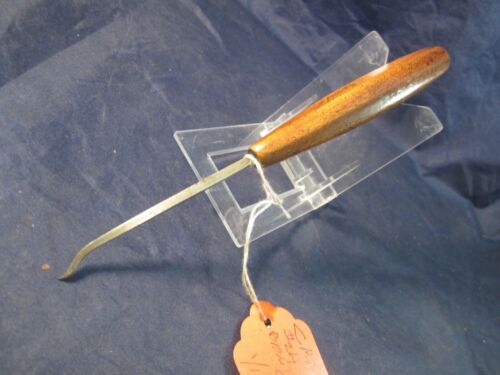 RARE C MAIERS 1/16" NO 24 FRONT BENT SPOON BIT GOUGE ANTIQUE WOOD ...