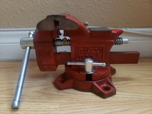 BABCO TOOLS 504 Used Swivel Table Bench 4" Wide Vise/Vice Clamp 11 lbs ...