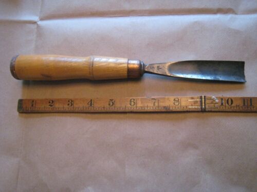 Vintage SCULPTURE ASSOCIATES #6 1" Chisel Gouge Wood Carving Tool ITALY ...