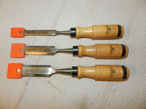 3 Nooitgedagt Chisels Woodworking Made in Holland Swedish Steel Vintage ...