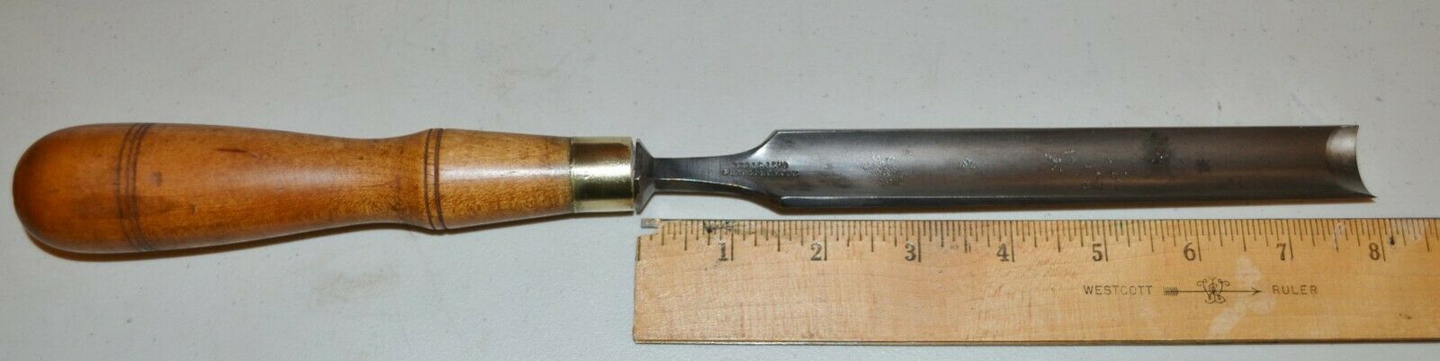 Buck Brothers 7/8" Gouge Woodworking Lathe Vintage Tool -- Antique ...