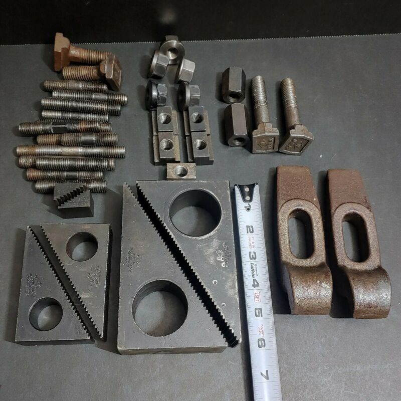 Step Blocks Hold Down Hardware TECO Williams Reid T-Nut Mill Fixture ...