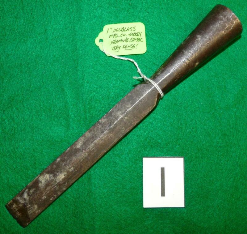 Vintage Douglass 1" Bevel Back Socket Framing Chisel Slick For ...