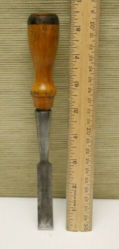 Old woodworking tools Vintage Greenlee 5/8" Bevel Edge Socket Chisel ...