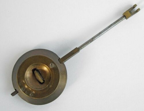 Antique clock Pendulum brass bob + rod -- Antique Price Guide Details Page