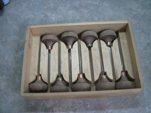 Rare Glardon Vallorbe Engraving Tools set of 9 custom made box ...